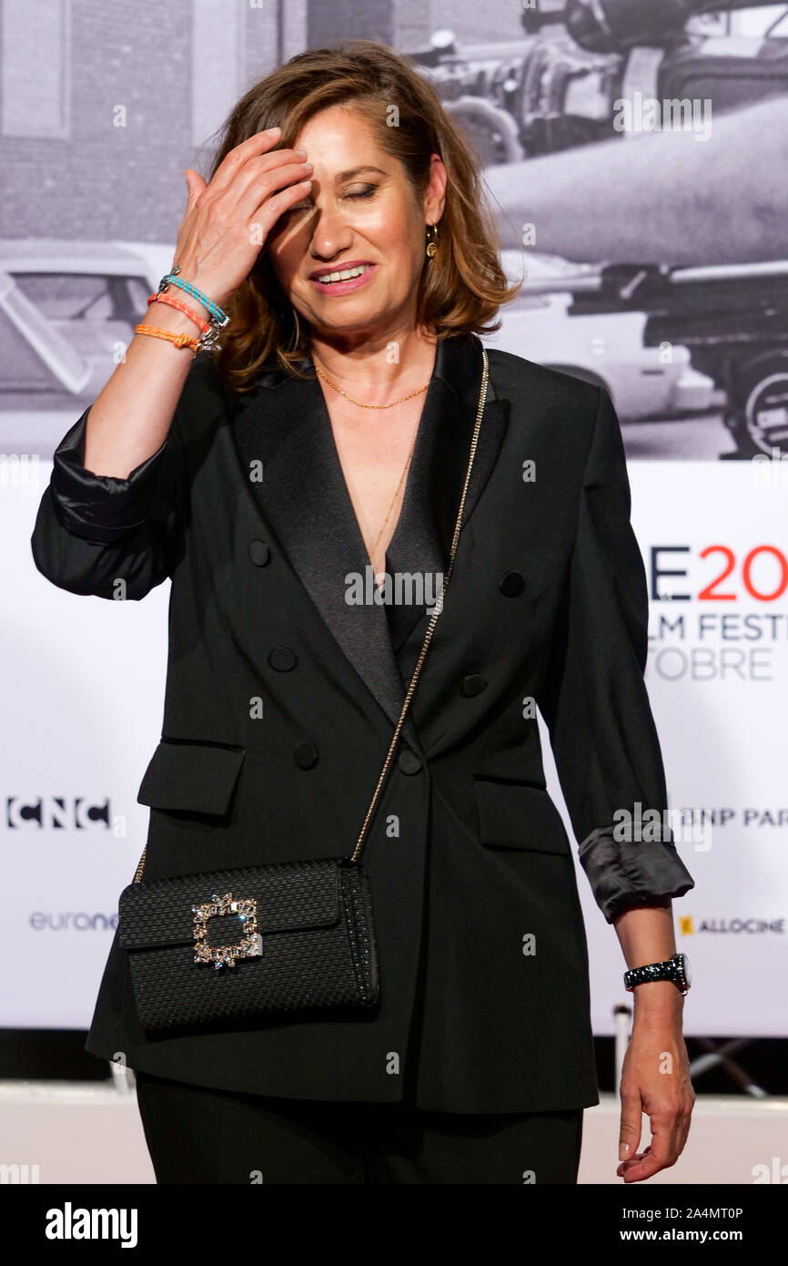 French actress Emmanuelle Devos attends 11th Lumiere Film Festival ...