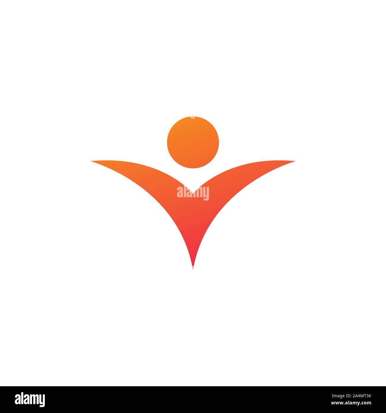 Happy kid logo, Stock Vector illustration isolated Stock Vector Image ...