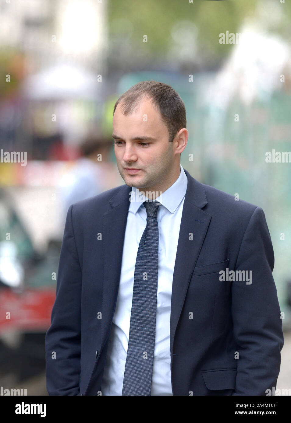 Luke Hall MP (Con: Thornbury and Yate) arrive in Downing Street for a ...
