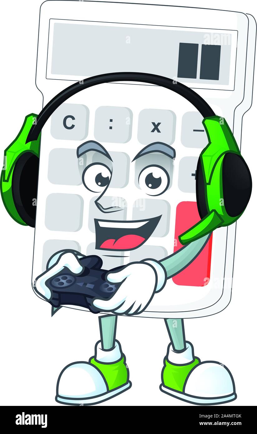 Gaming icon calculator for concept the accounting Stock Vector Image ...