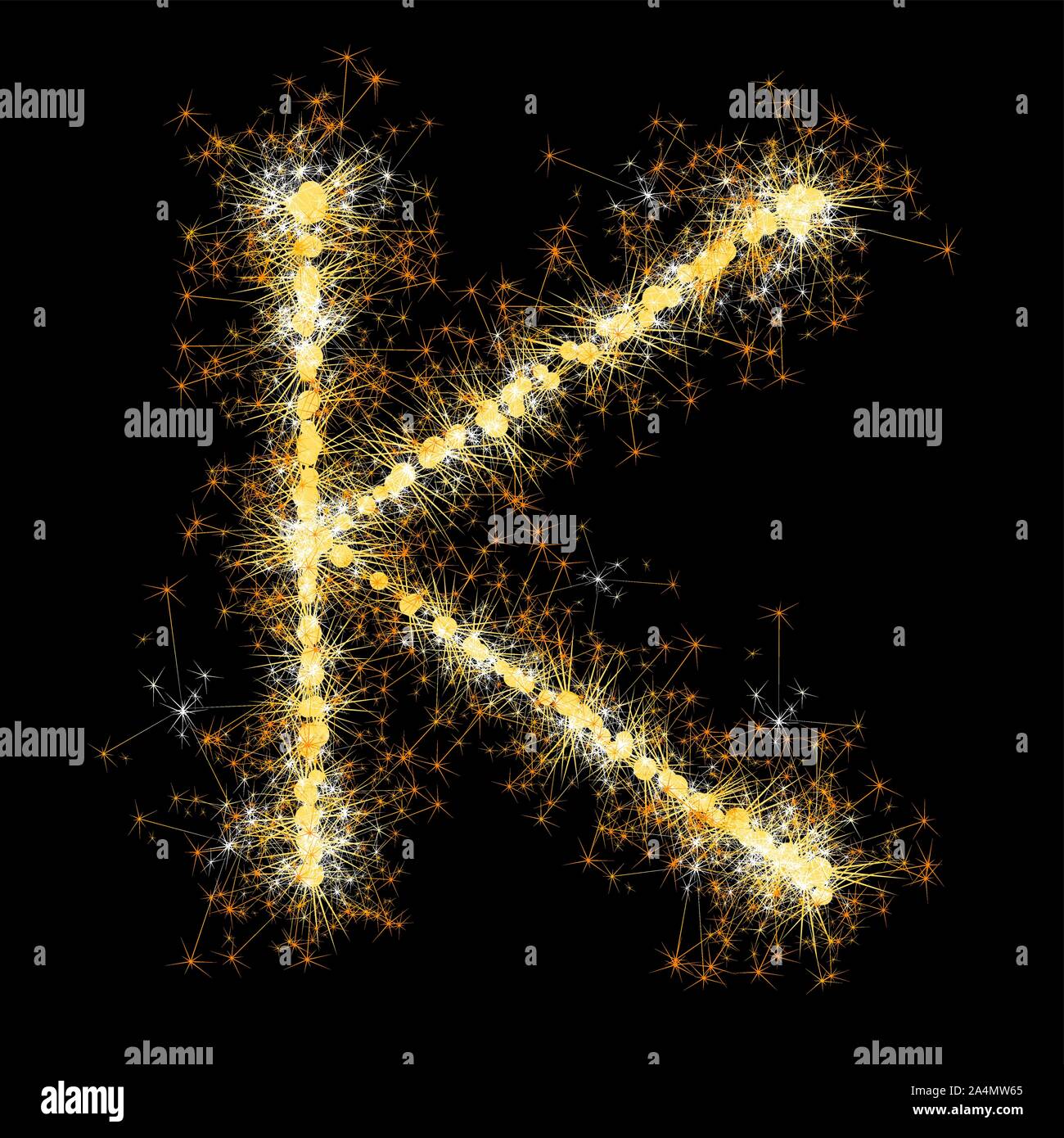 glittering sparks leters set Stock Vector Image & Art - Alamy