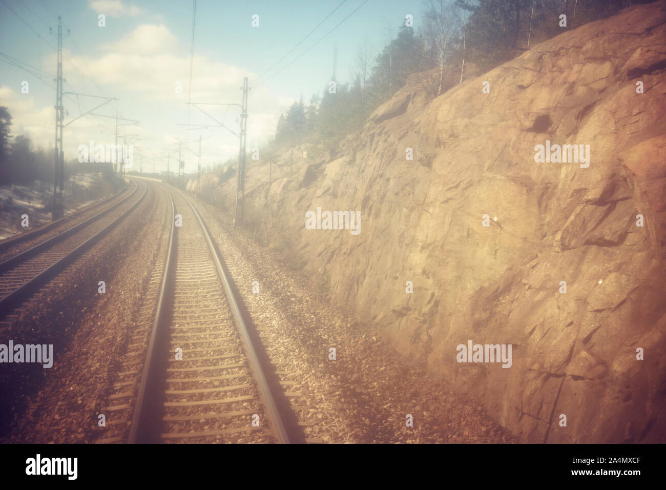 Horizontal tracks hi-res stock photography and images - Alamy