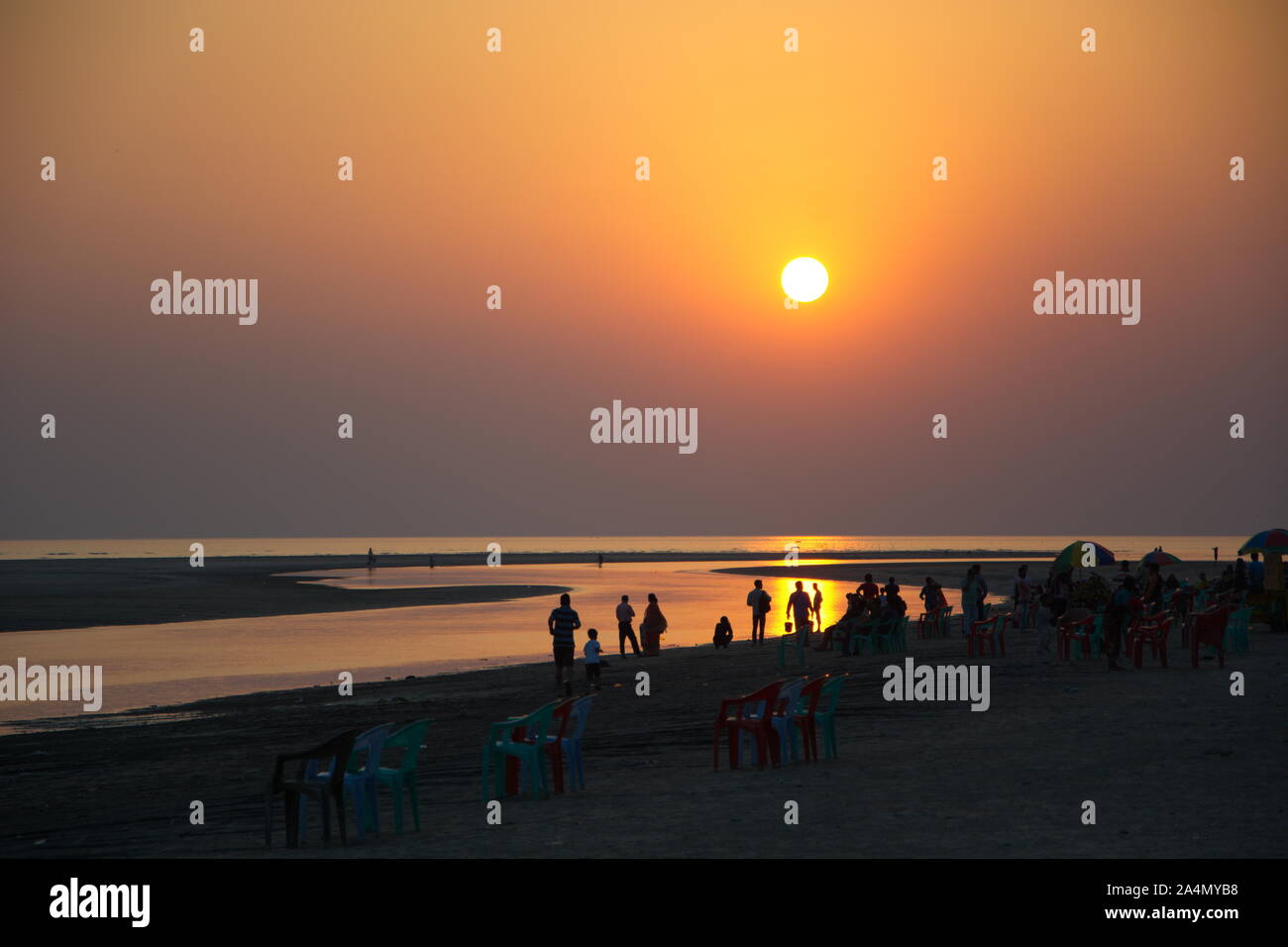 Bakkhali Sea Beach India West Bengal Stock Photo - Alamy