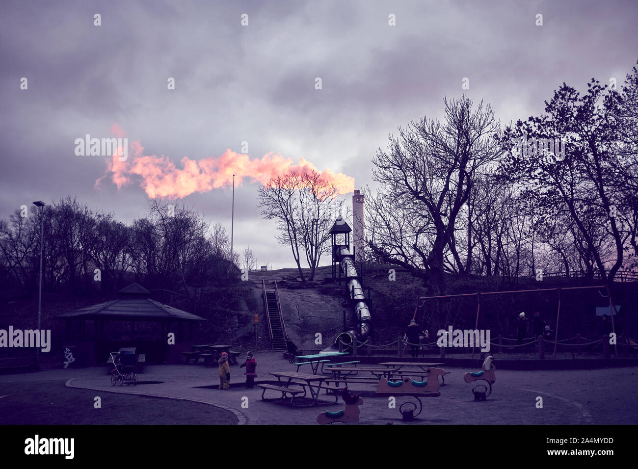 Fire playground hi-res stock photography and images - Alamy