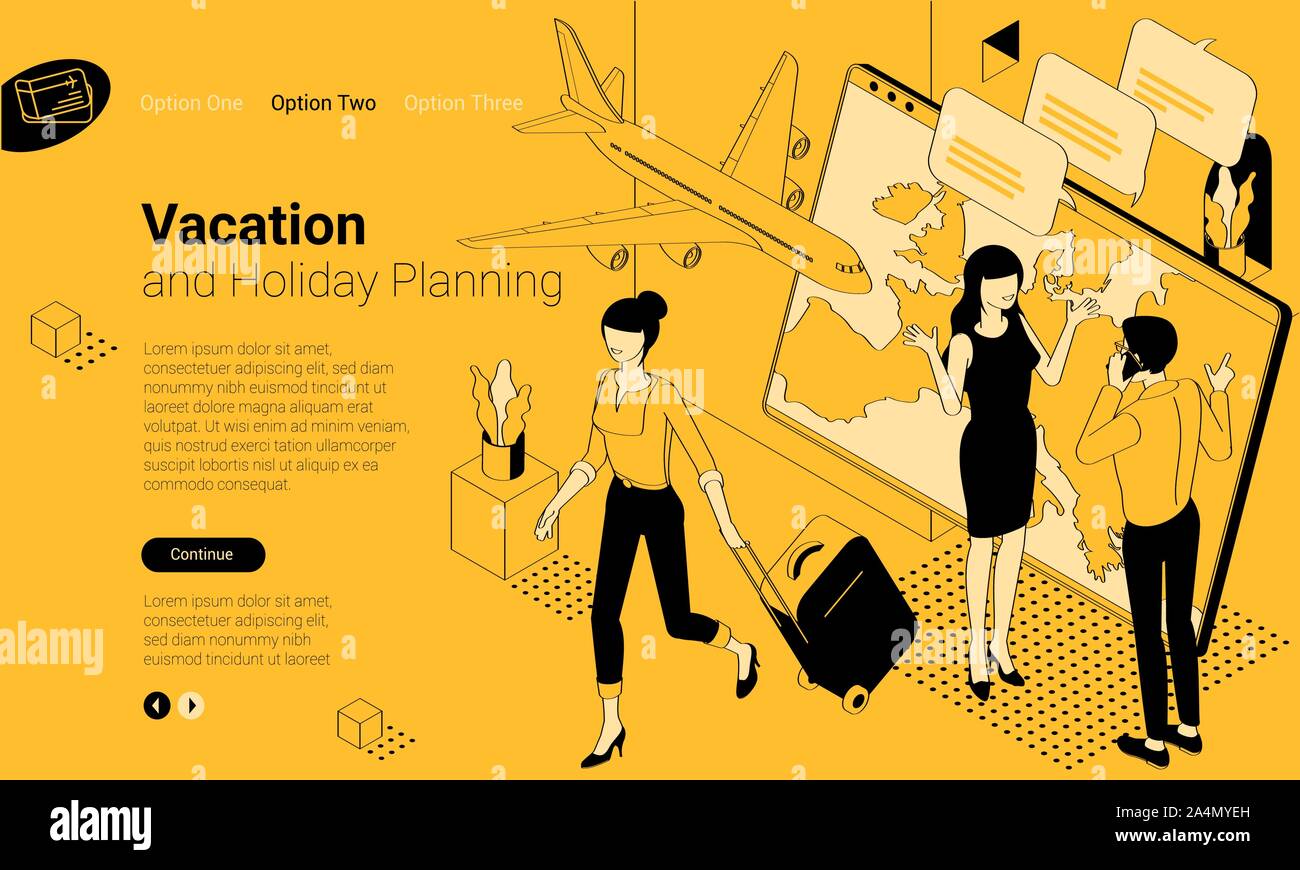 Voyage planning Stock Vector Images - Alamy