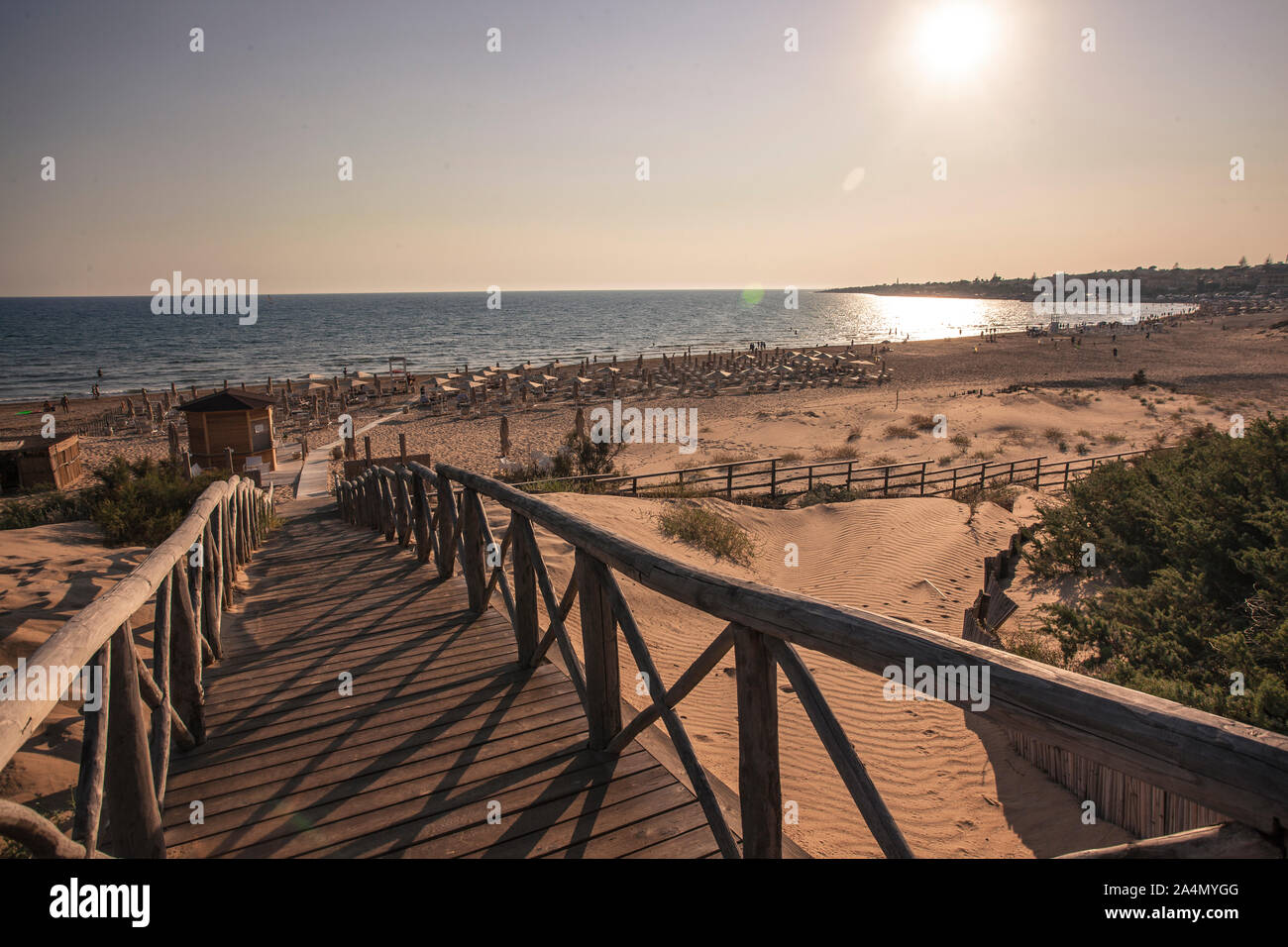 Wooden path leading to the beach 3 Stock Photo - Alamy