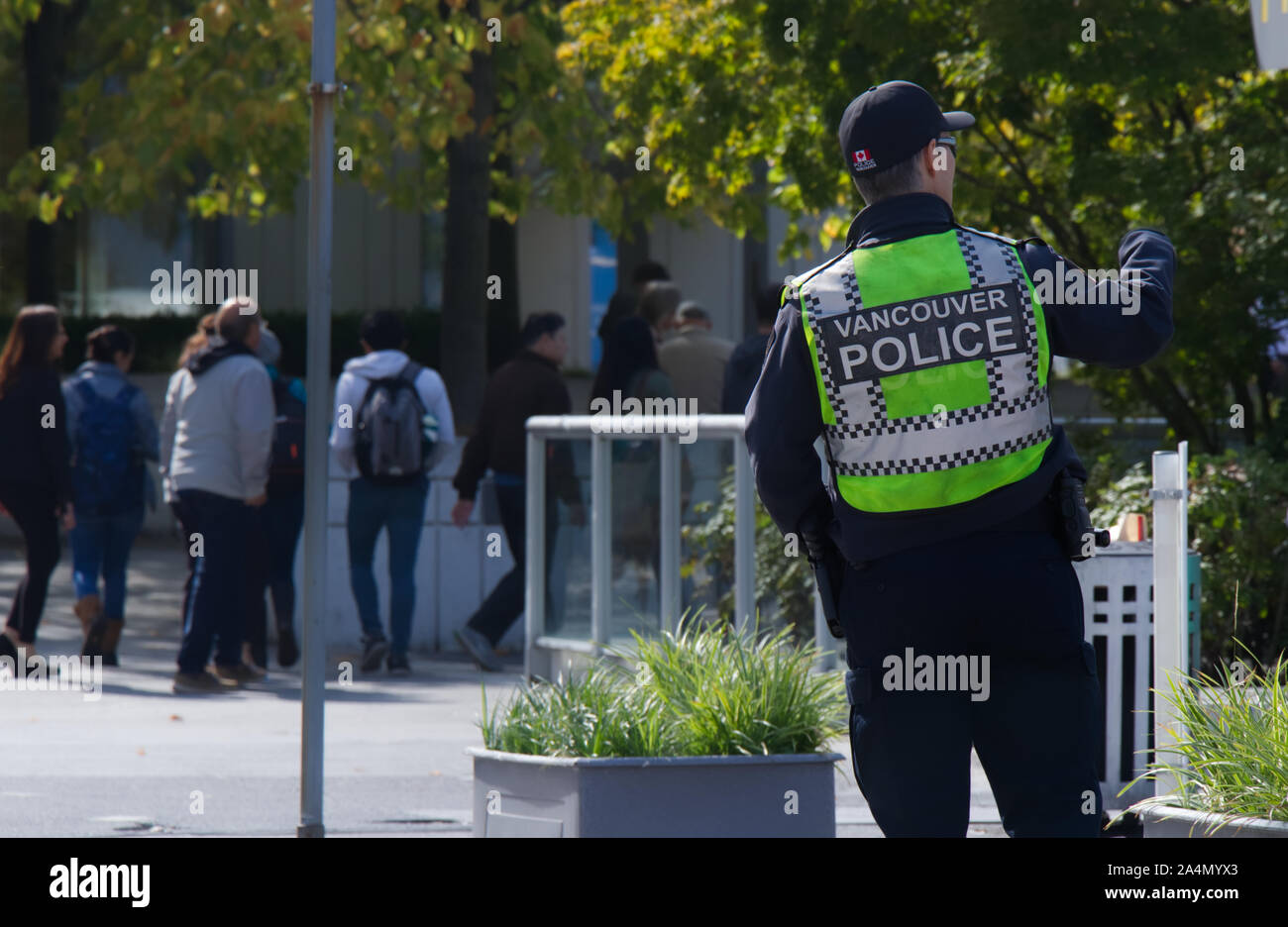Police officer uniform transportation on duty working hi-res stock ...