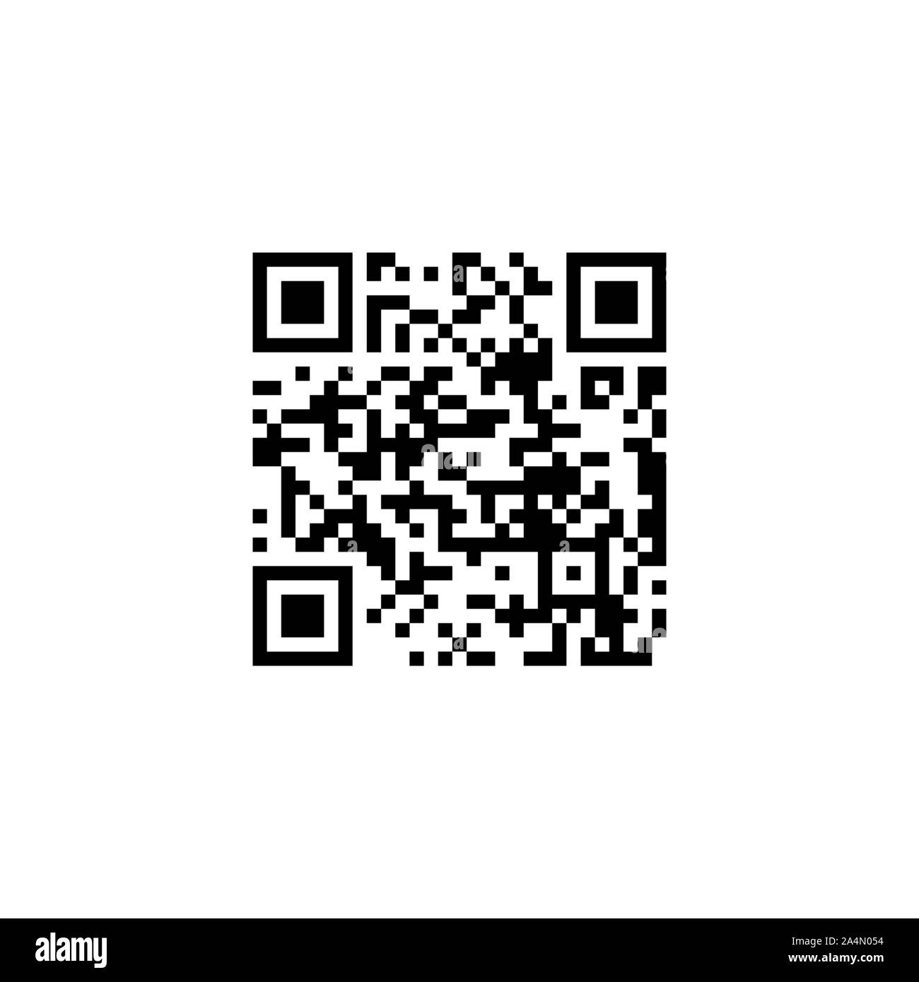 QR Code icon. Vector illustration, flat design Stock Vector Image & Art ...