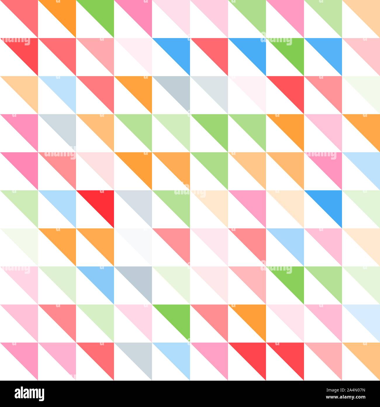 Colorful triangle seamless pattern with different colors. Vector ...