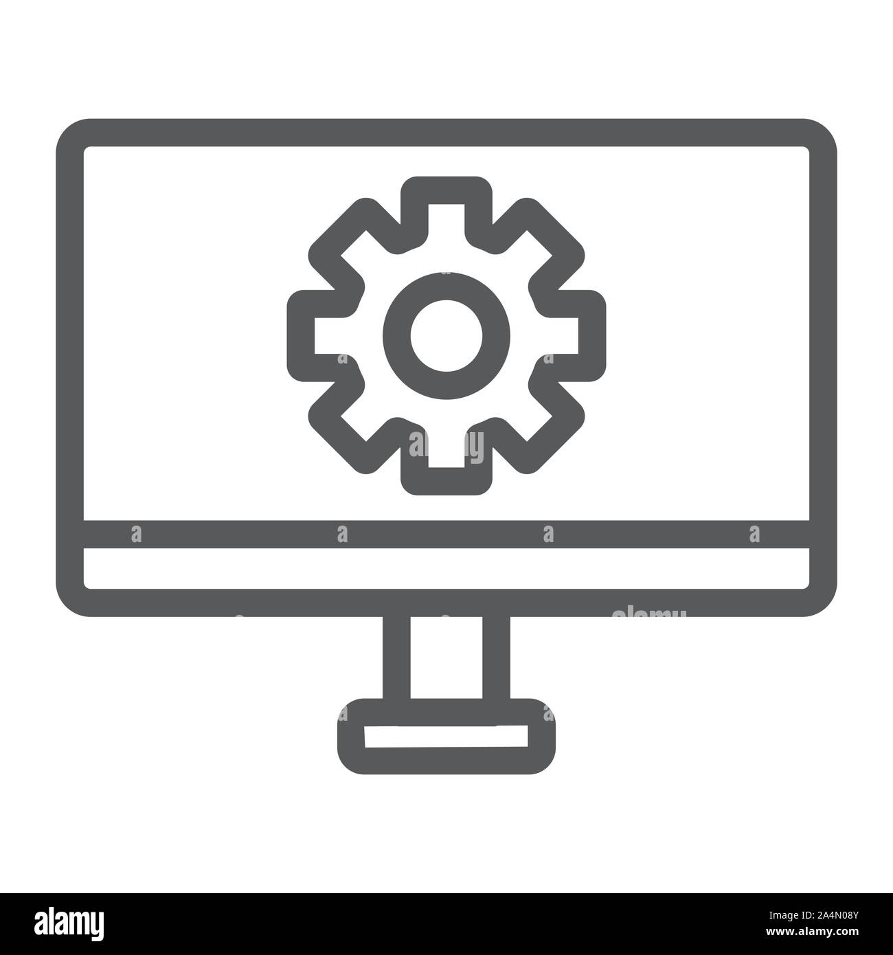Gear Icon For Computer