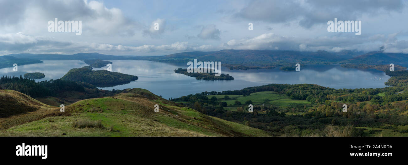 The view from Conic Hill of Loch Lomond. Scotland Stock Photo - Alamy