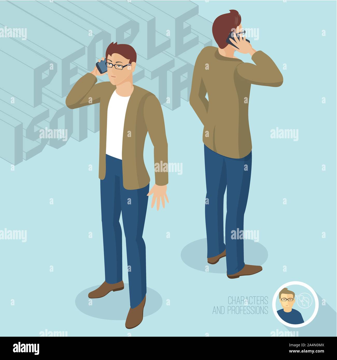 View back person business Stock Vector Images - Alamy