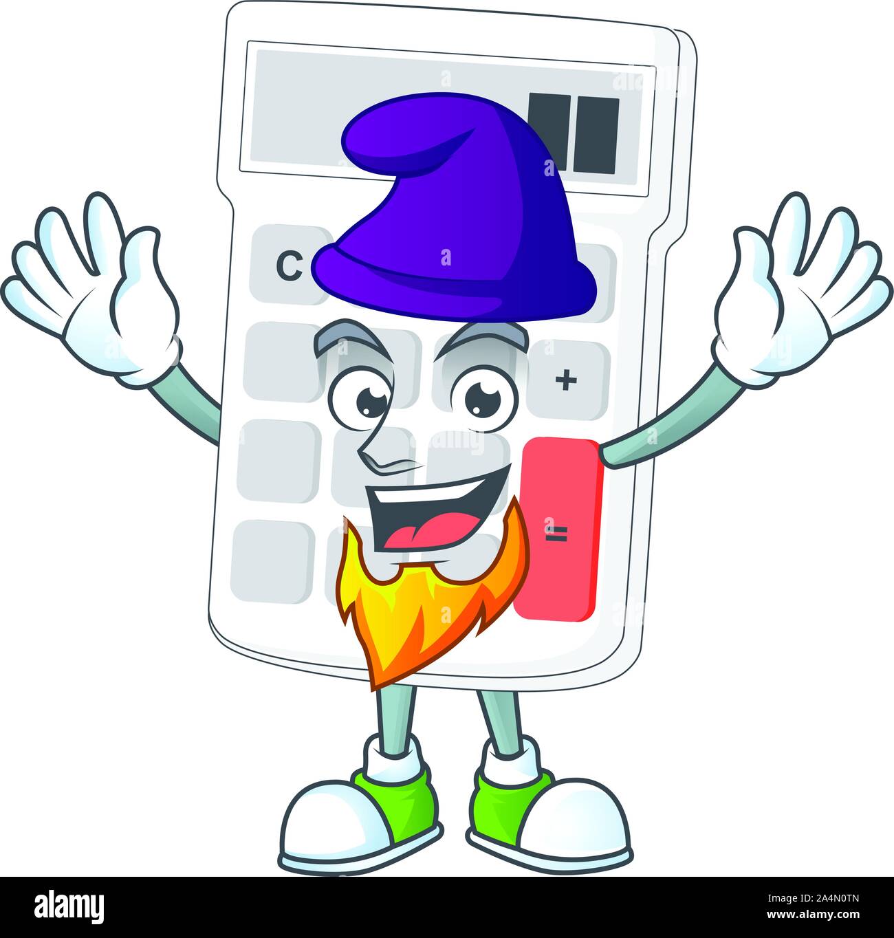 Elf icon calculator for concept the accounting Stock Vector Image & Art ...