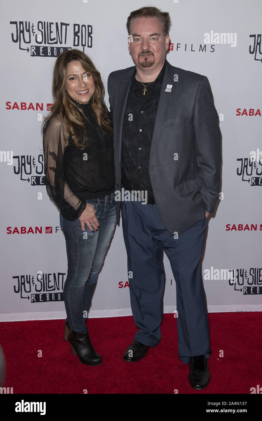 October 14, 2019, Los Angeles, California, USA: DIANA DEVLIN and BRIAN ...