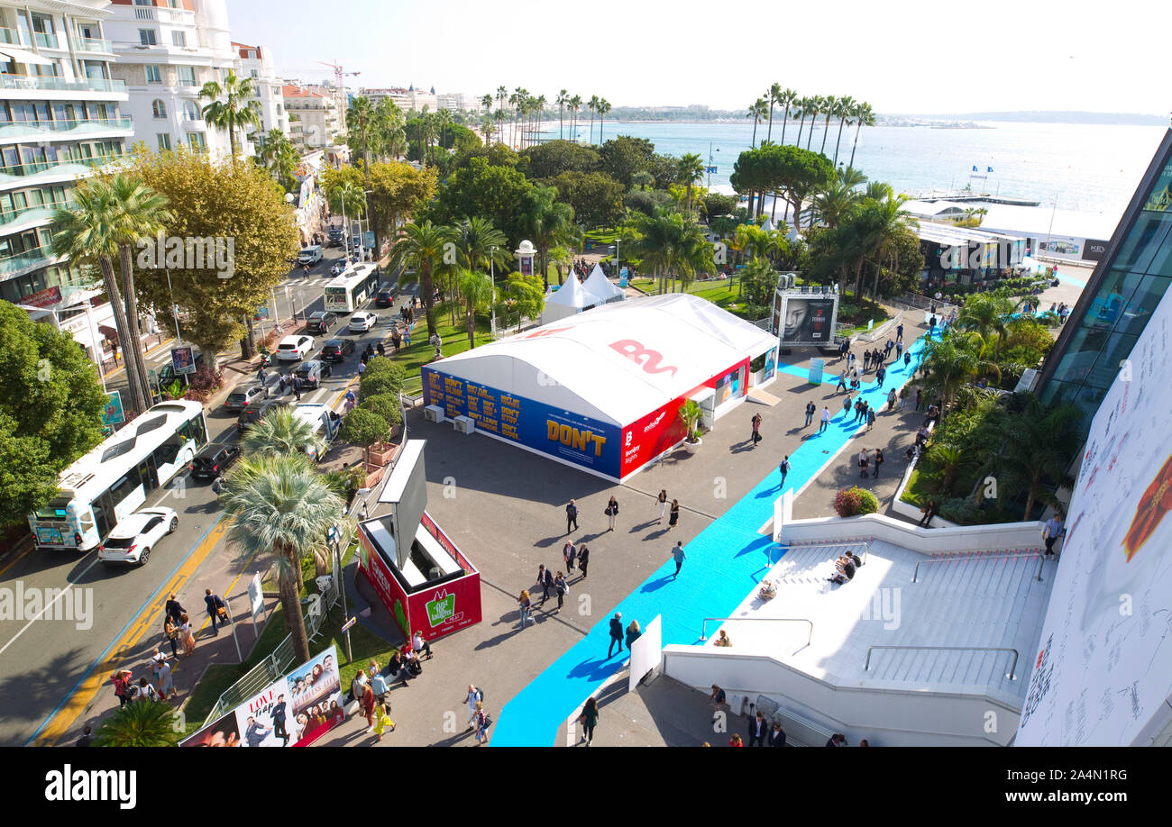 Cannes, France - October 15, 2019: MIPCOM - The World's Entertainment ...