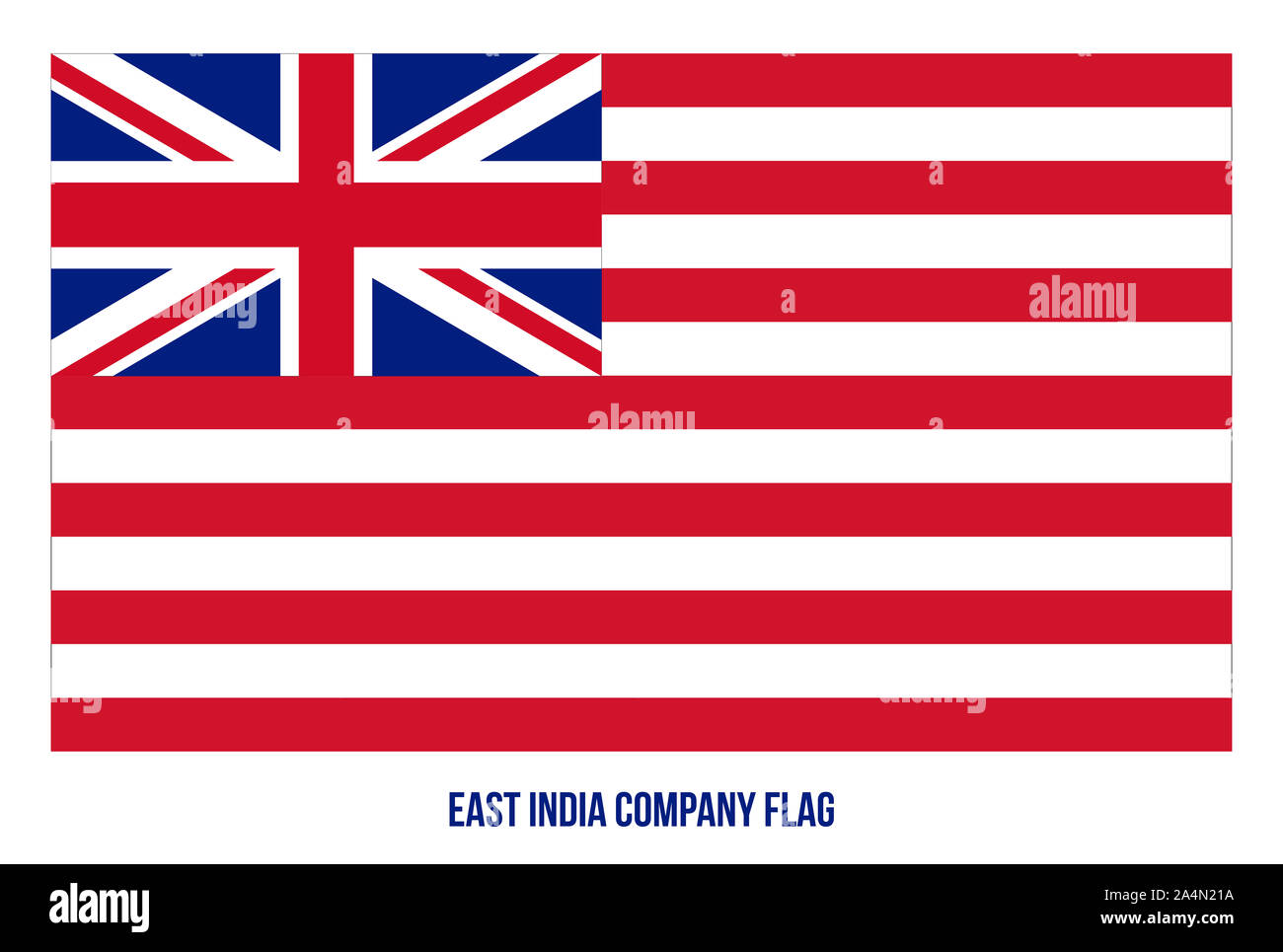 East India Company Flag Us Flag