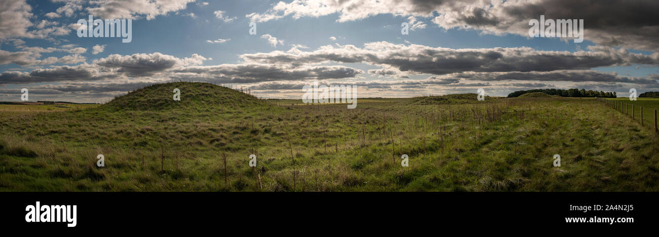 Bronze Age round barrows adjacent to the Stonehenge Cursus on Salisbury ...