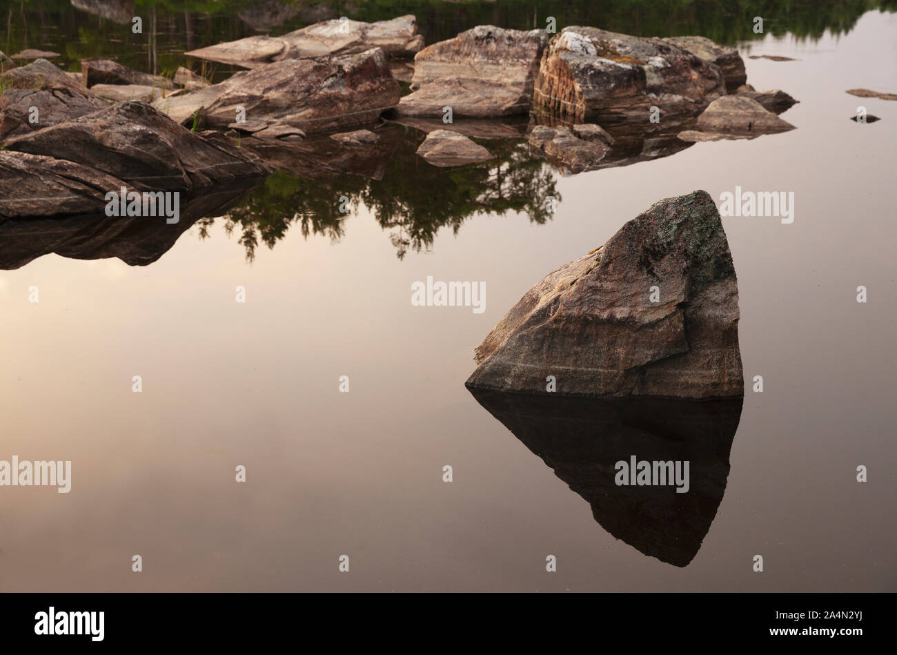 Focus on stone in the foreground water hi-res stock photography and ...