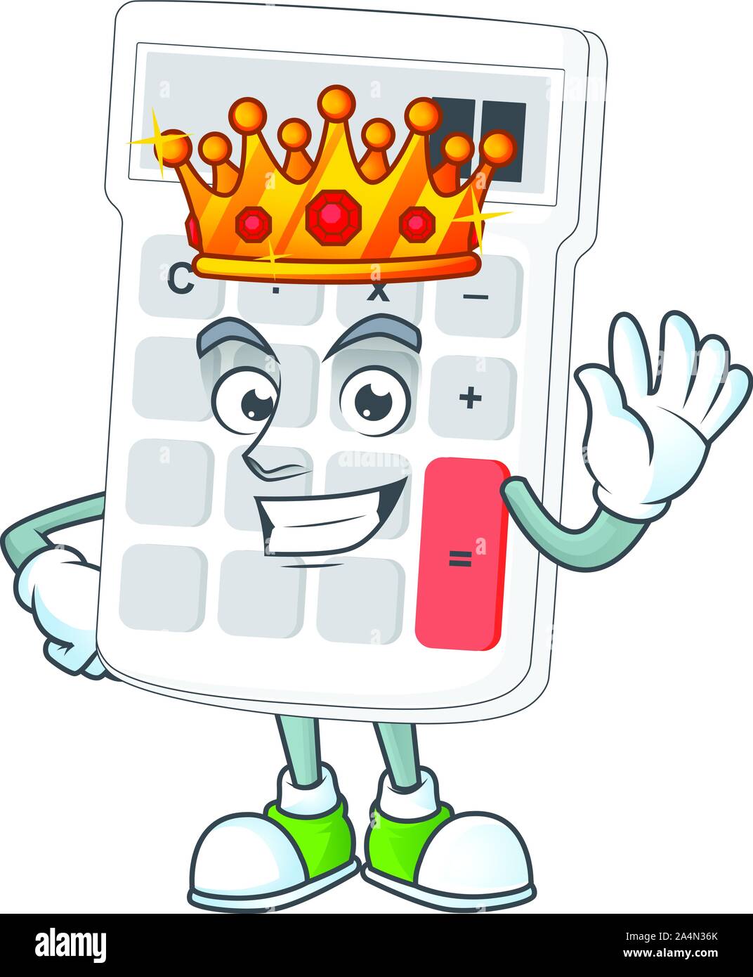 Electronic ruler and calculator Cut Out Stock Images & Pictures - Alamy