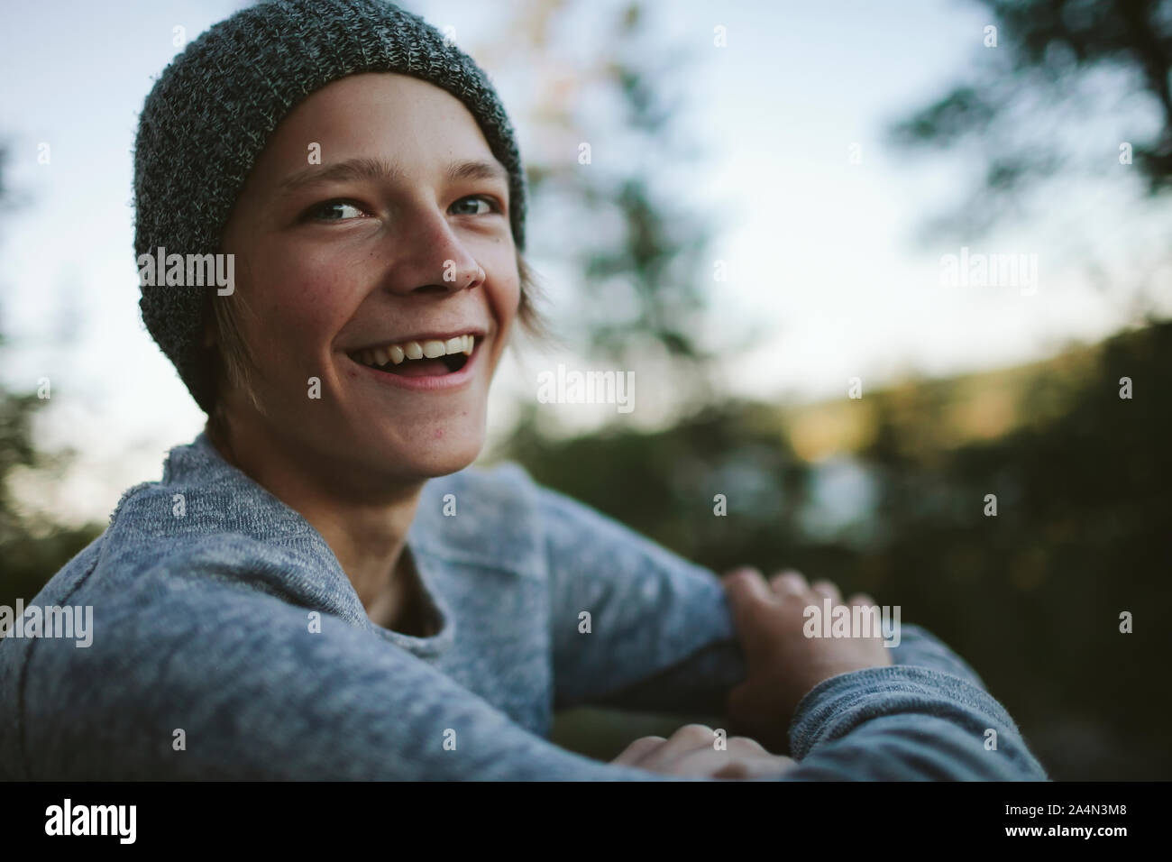 Portrait of happy young man Stock Photo - Alamy Portrait of happy young man Stock Photo - Alamy