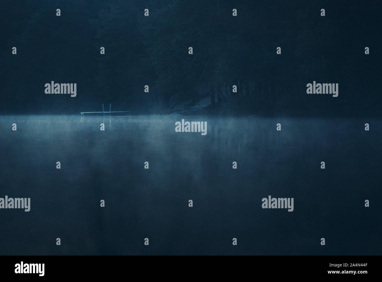 Fog at water Stock Photo - Alamy