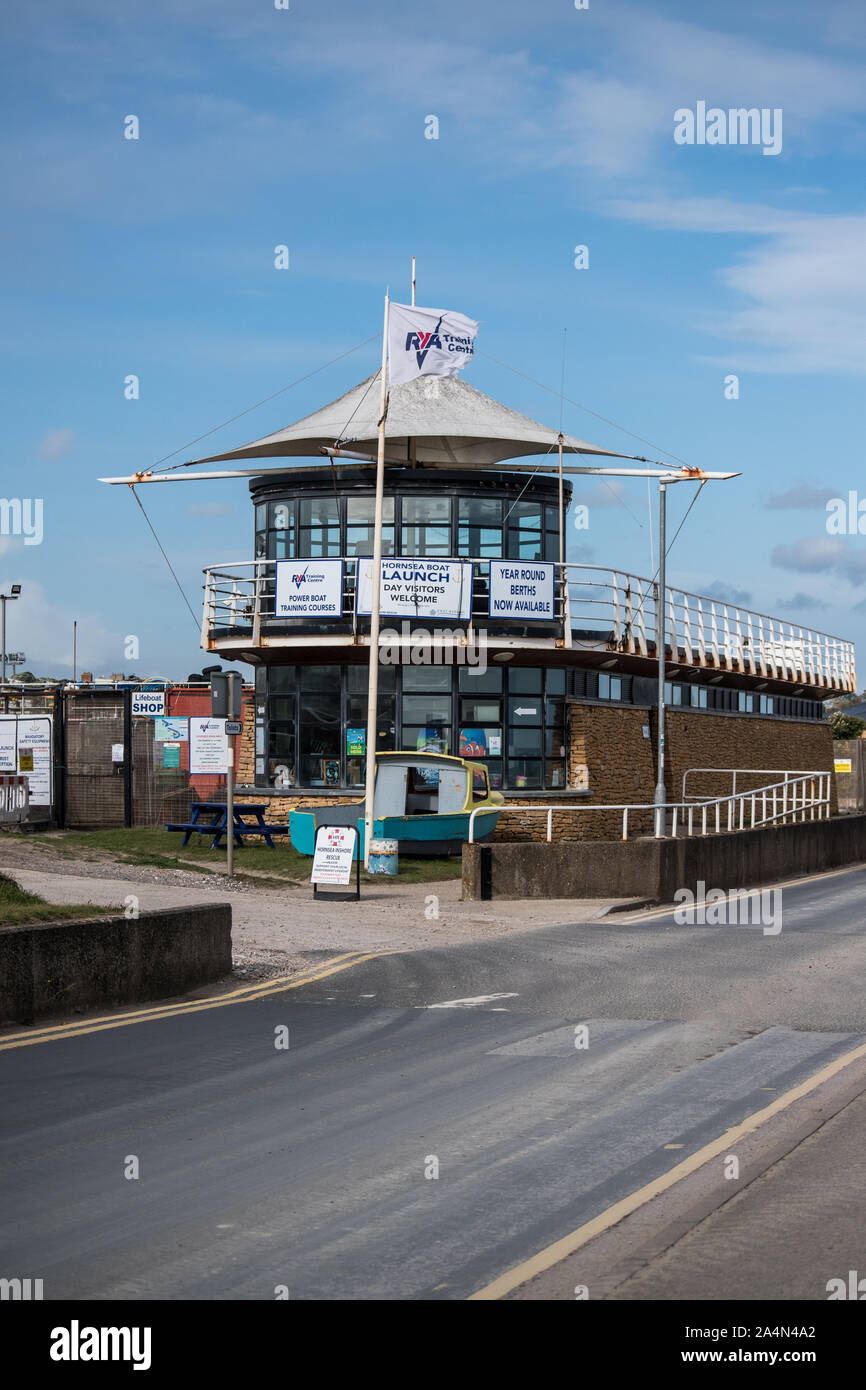 View showing The Boat House, home to the local charity of Hornsea ...