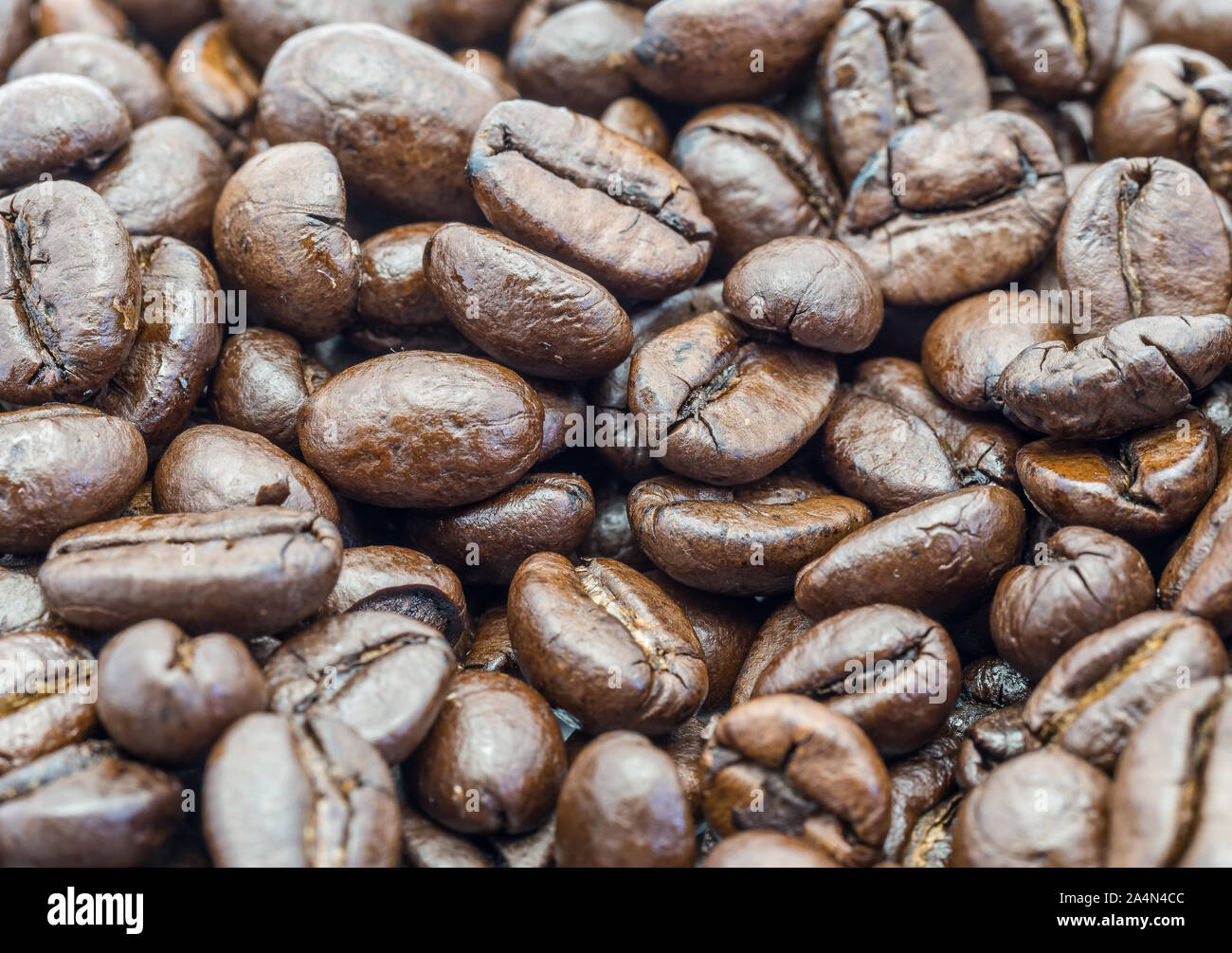 Macro coffee bean Stock Photo - Alamy