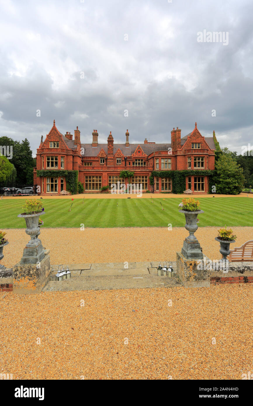 Holmewood Hall, Holme village, Cambridgeshire, England, UK Stock Photo ...