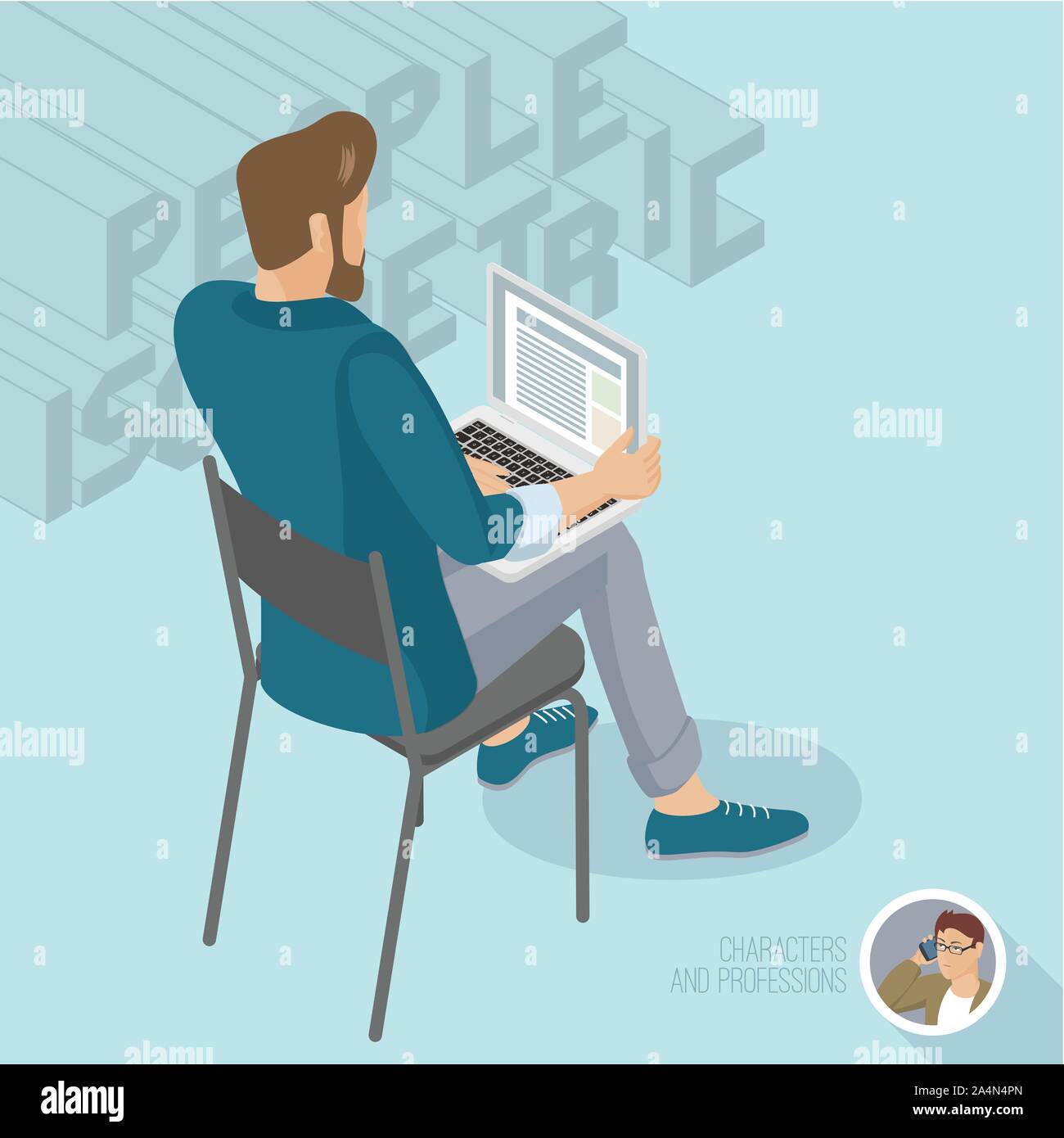 Programming collage Stock Vector Images - Alamy