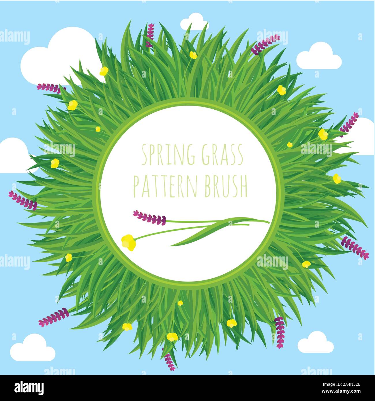 Outdoor day spring meadow Stock Vector Images - Alamy