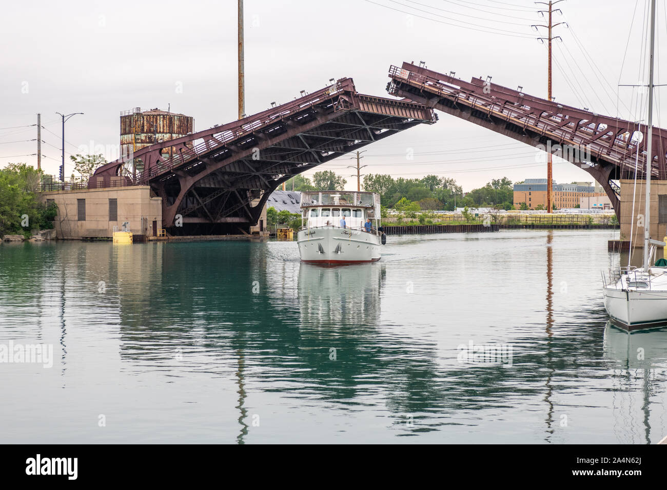 Calumet River scene Stock Photo - Alamy