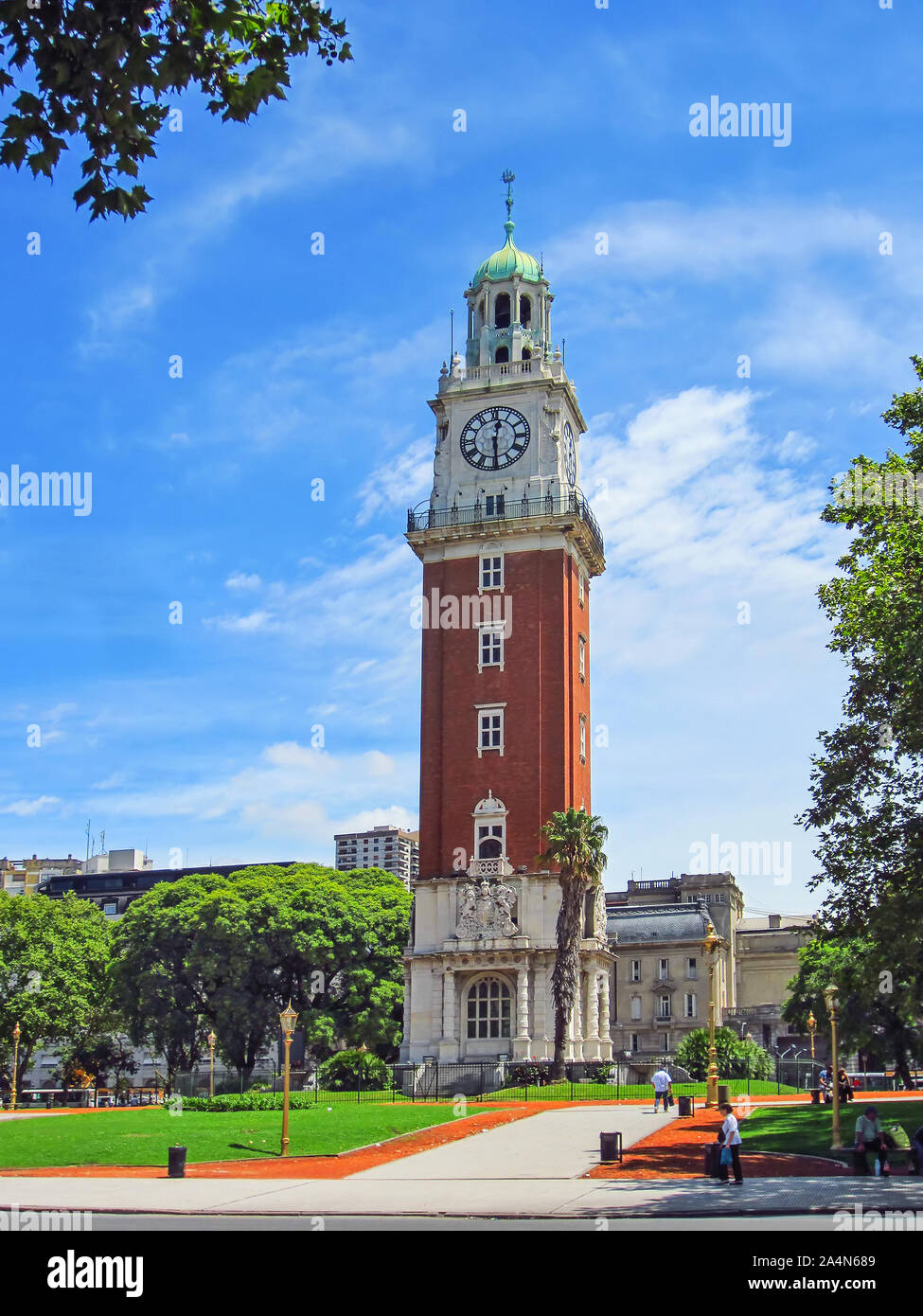 Monumental Tower in Buenos Aires, Argentina Stock Photo - Alamy