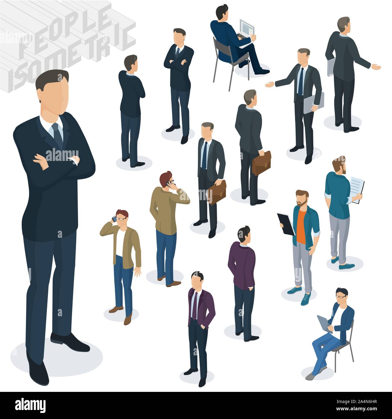 Modern office design casual Stock Vector Images - Alamy