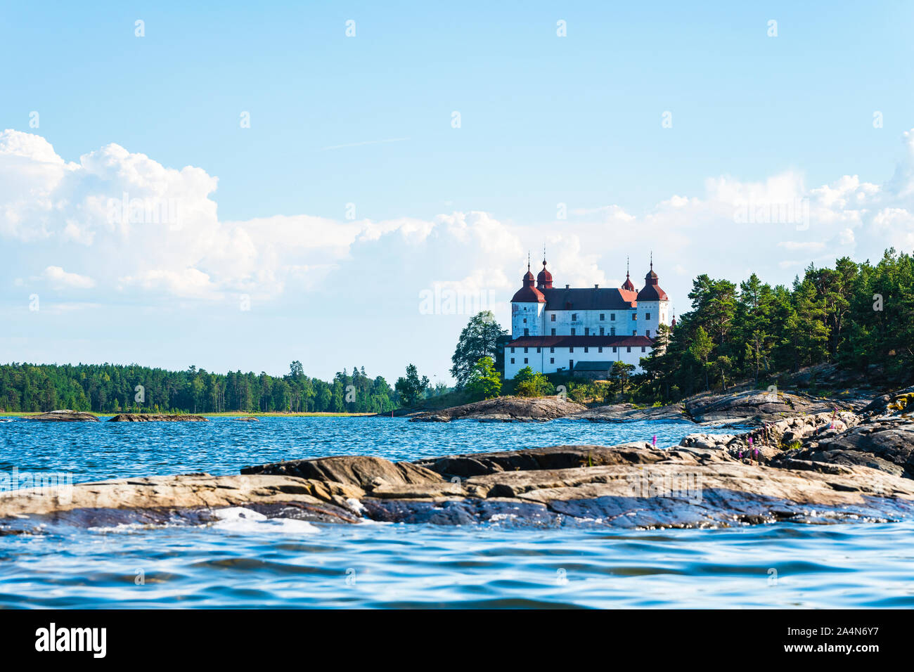 Old fashioned building on coast Stock Photo - Alamy
