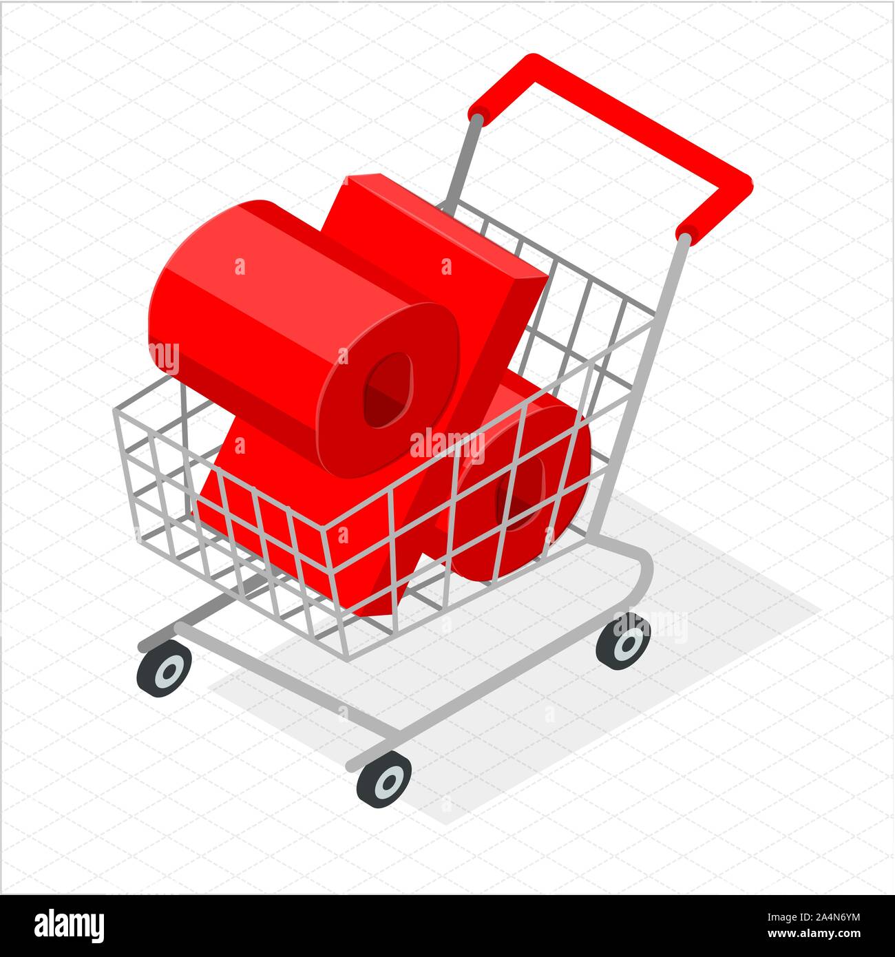 Super market shopping basket Stock Vector Images - Alamy