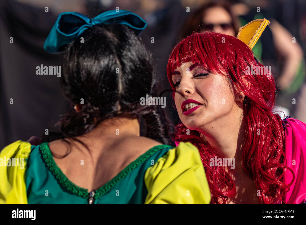 Rome, Italy, 5 April 2019, Comic and Cosplayer event called "Romics ...