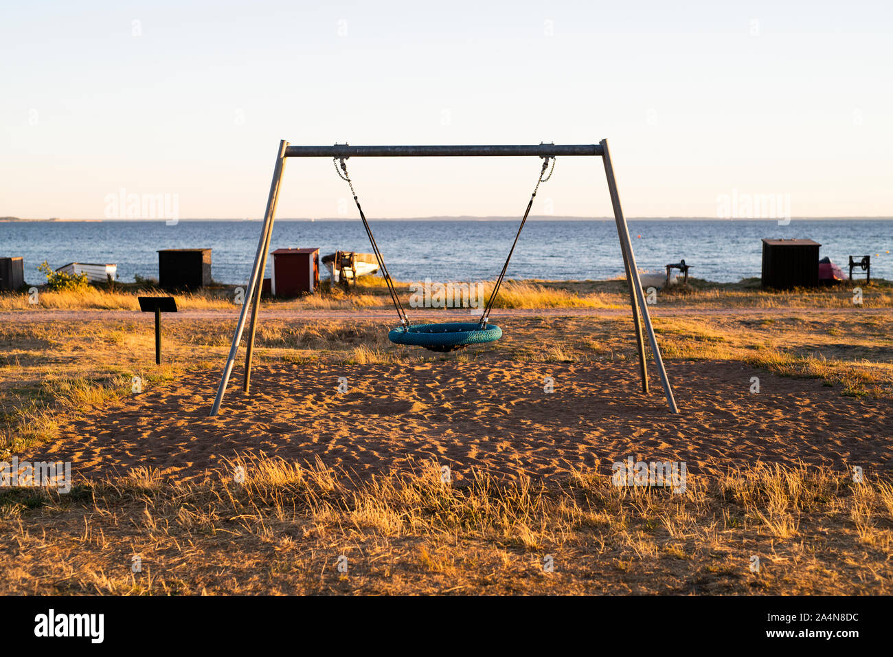Swing over water hi-res stock photography and images - Alamy
