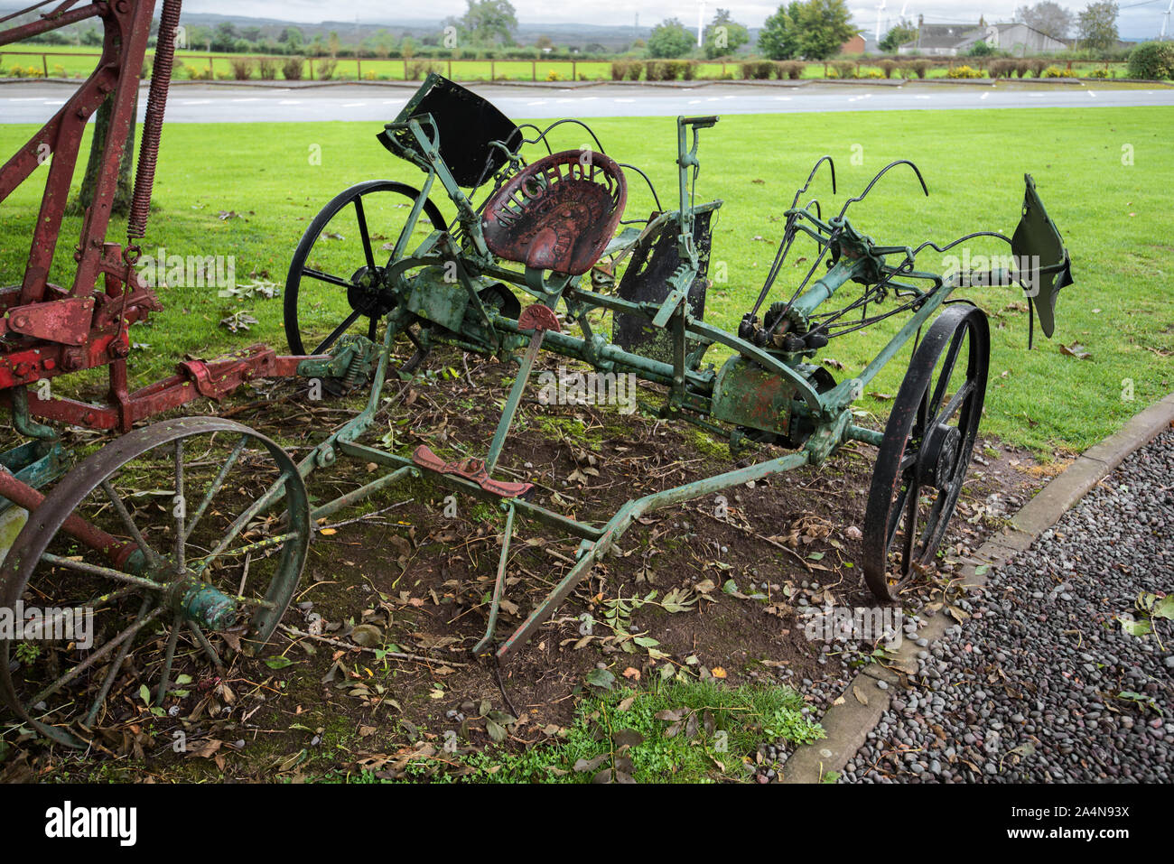 Vintage farm machinery Stock Photo - Alamy