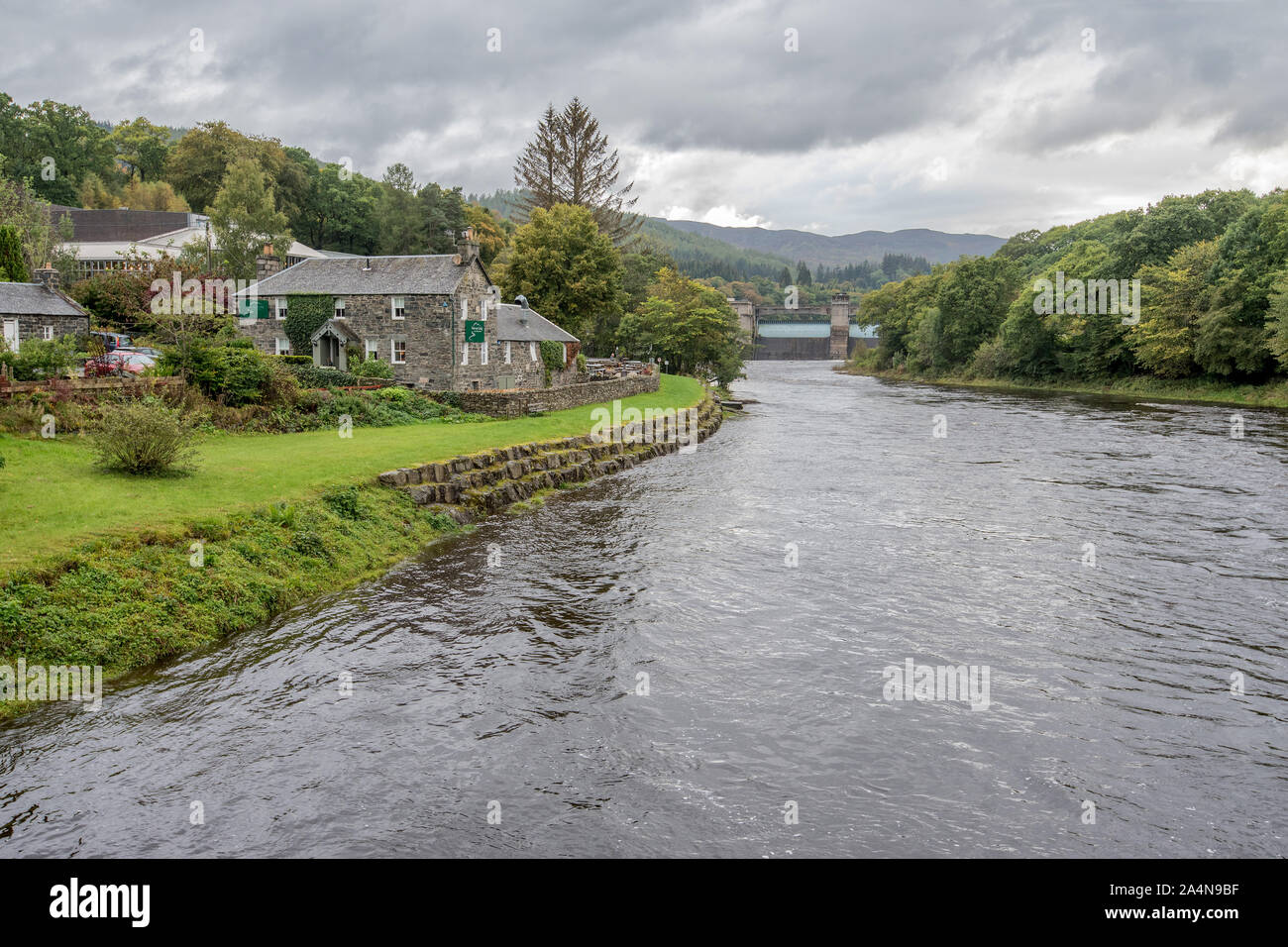 Loch faskally salmon ladder hi-res stock photography and images - Alamy