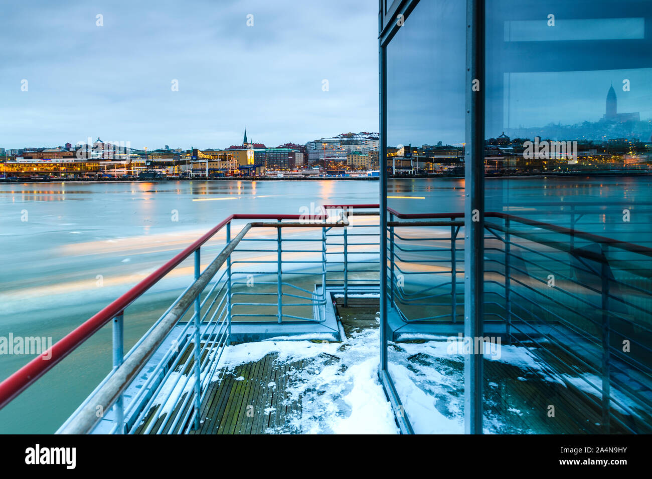 View at waterfront Stock Photo - Alamy