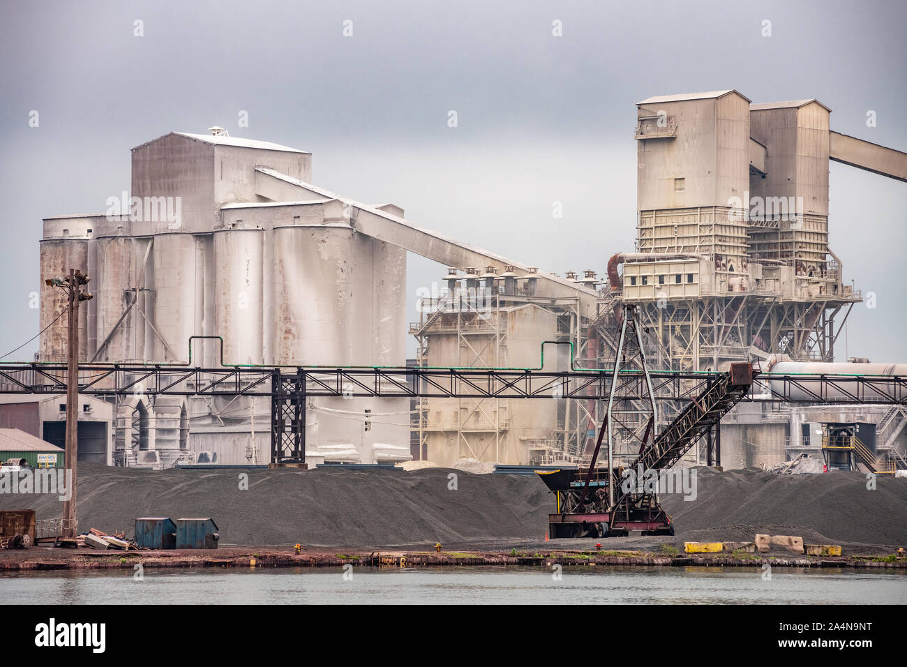 Calumet River scene Stock Photo - Alamy