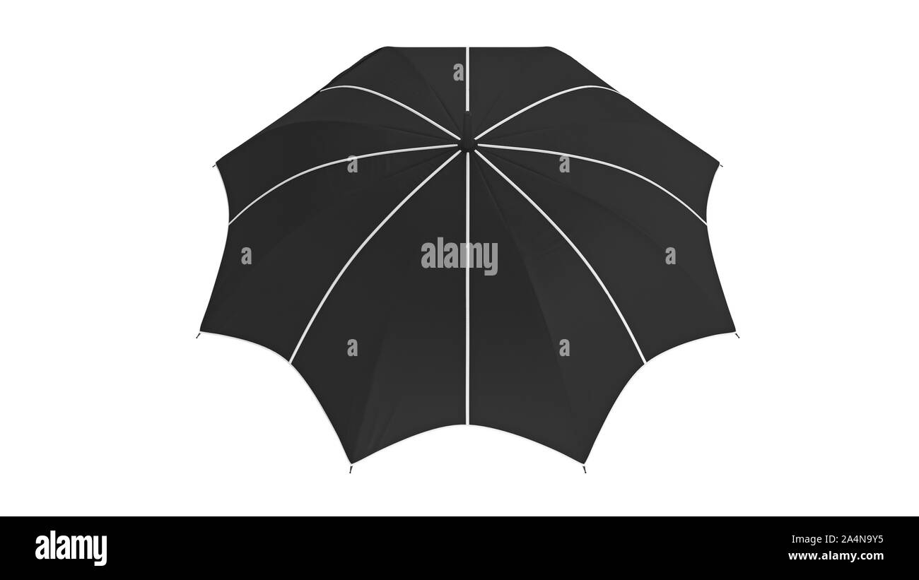 Umbrella back view Black and White Stock Photos & Images - Alamy