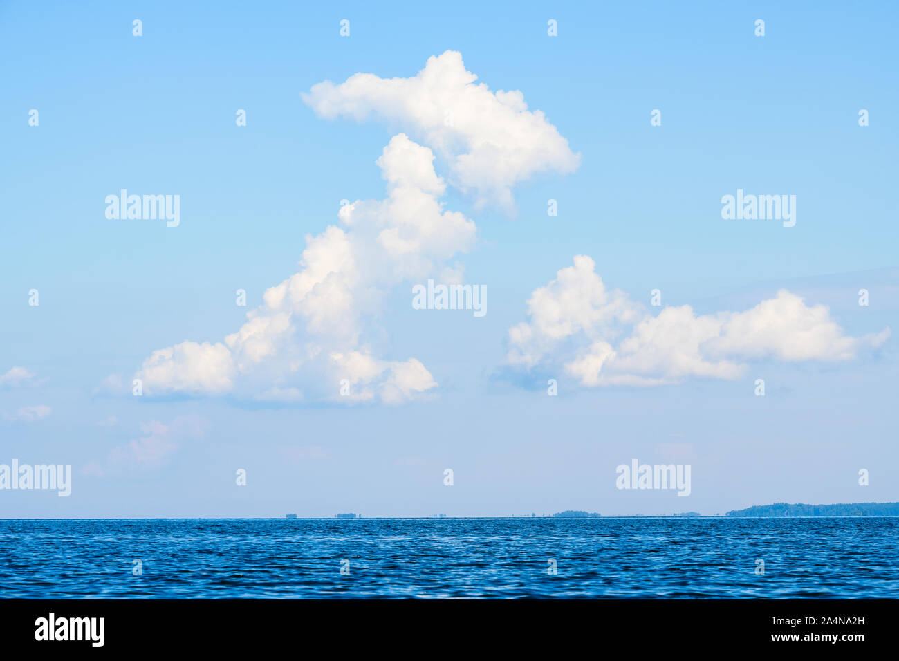 View of blue sea Stock Photo - Alamy