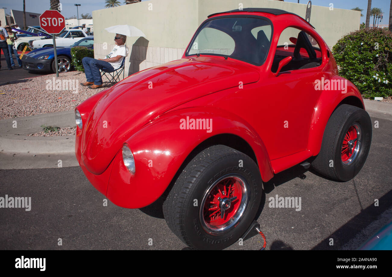 Display of classic cars in a mall in Scottsdale and Phoenix Arizona ...