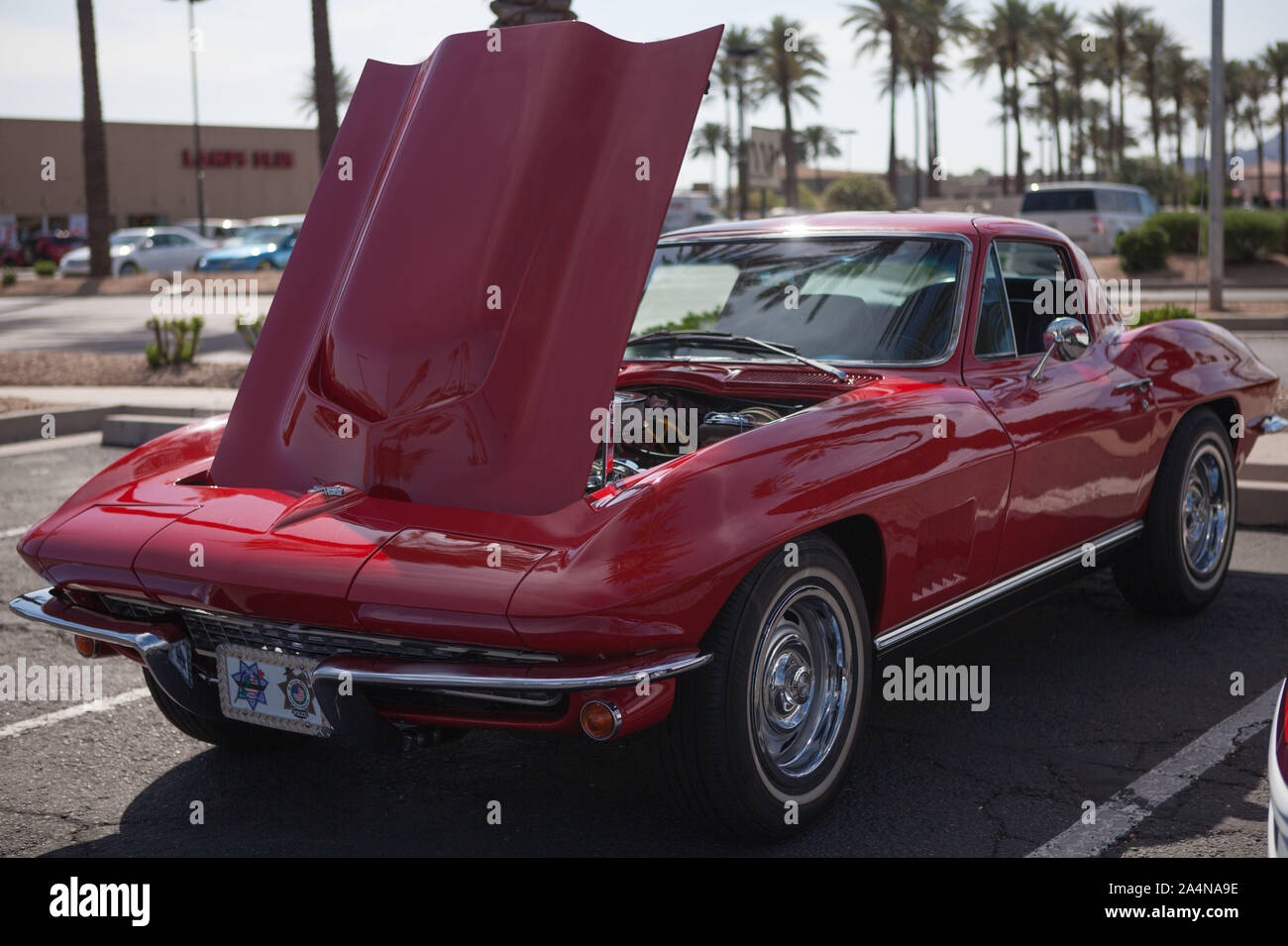 Display of classic cars in a mall in Scottsdale and Phoenix Arizona ...