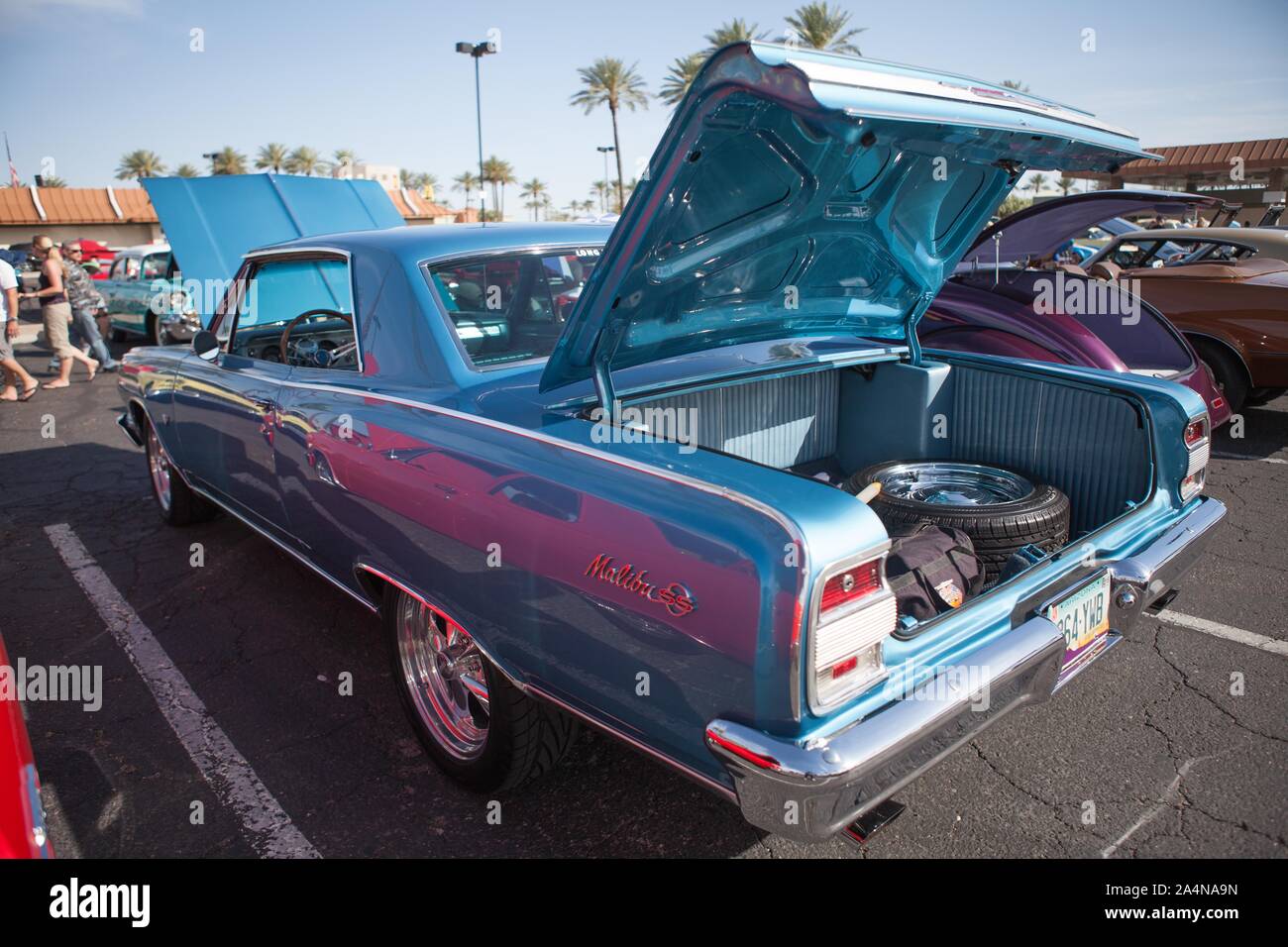 Display of classic cars in a mall in Scottsdale and Phoenix Arizona ...