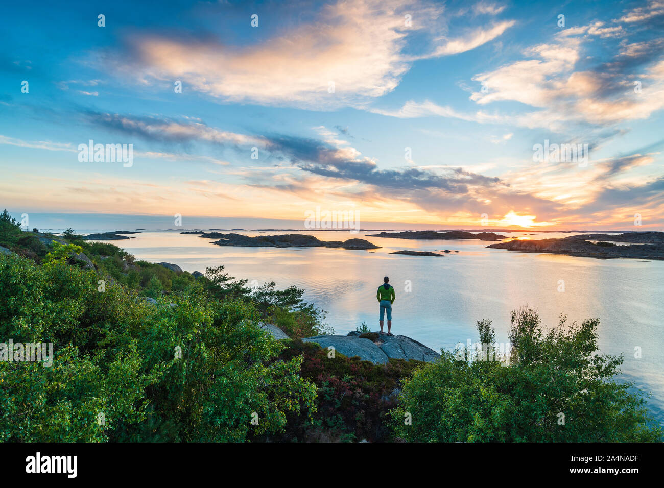 Person at sea Stock Photo - Alamy