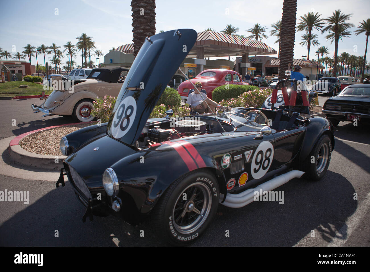 Display of classic cars in a mall in Scottsdale and Phoenix Arizona ...