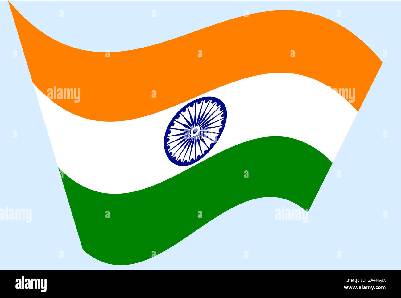 Creative national flag color design on shiny background for Indian ...