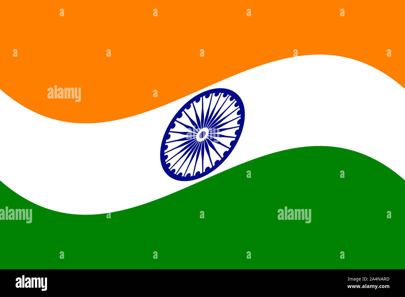 Creative national flag color design on shiny background for Indian ...